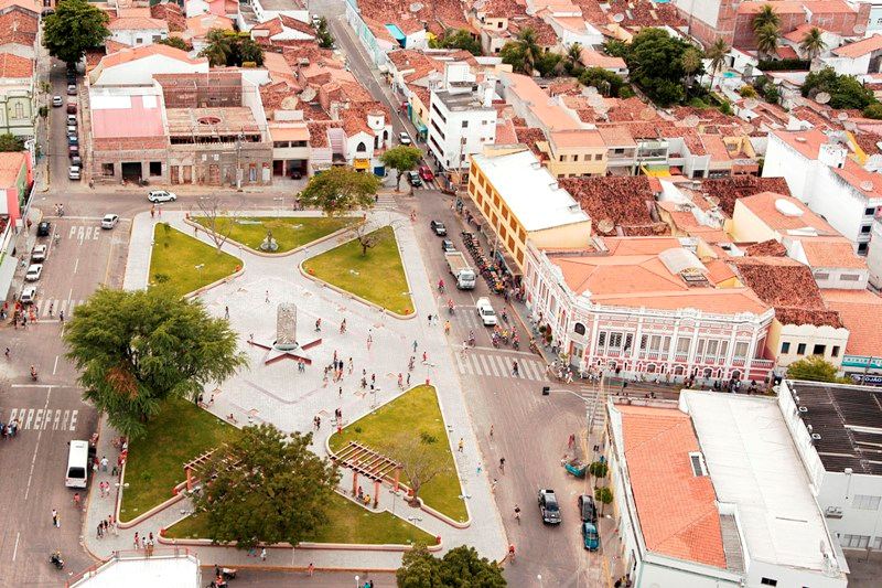 Praças do Centro Histórico de Sobral recebem intervenções - Secretaria ...